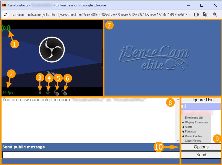 Инструкция по работе на сайте CamContacts — Camwork