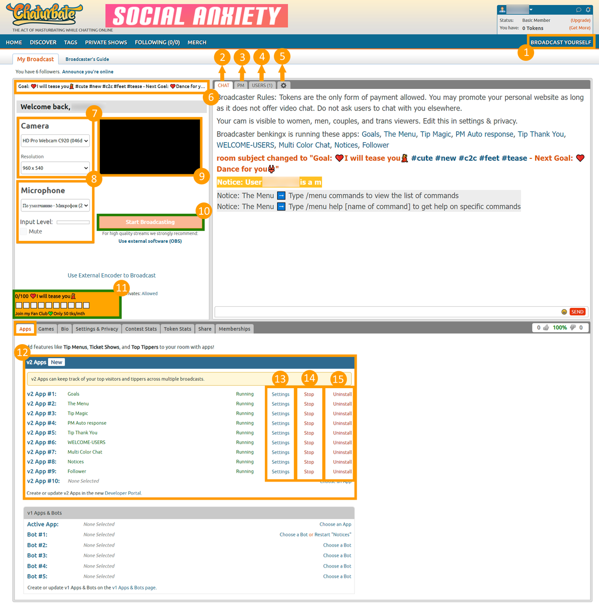 Инструкция по работе на сайте Chaturbate — Camwork